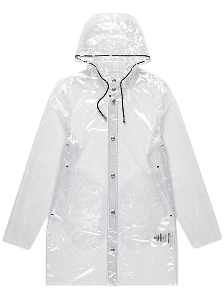 STUTTERHEIM Unisex Stockholm Classic Raincoat, Transparent, Medium ...