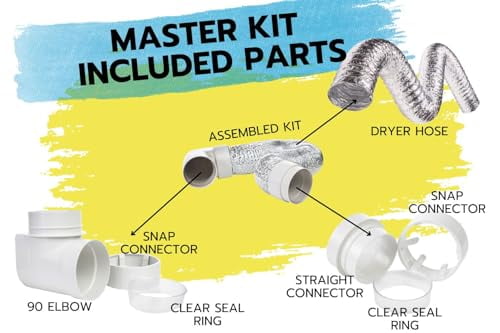 STV-M Space-Saving Dryer Vent – Airtight Seal, Durable Build, Complete ...