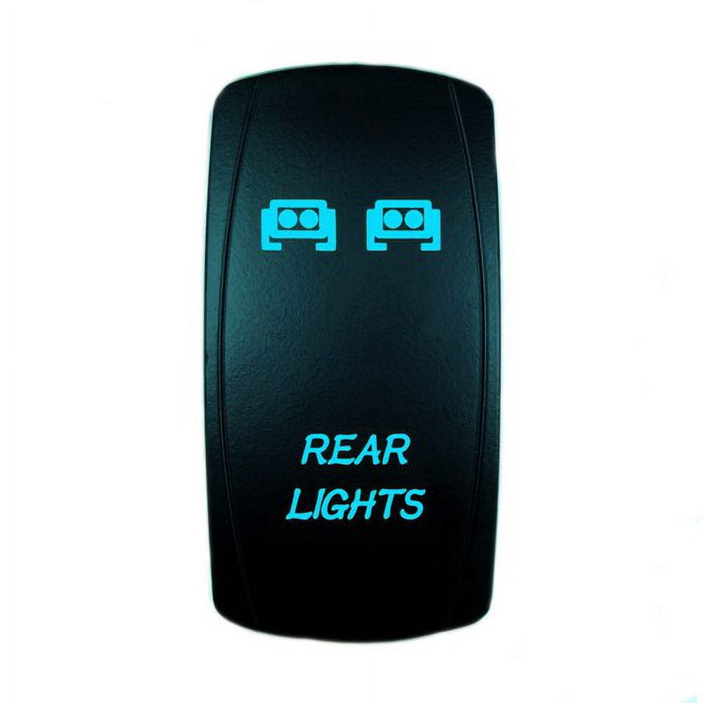 STV Motorsports Blue LED Laser Rocker Switch REAR LIGHTS - Walmart.com