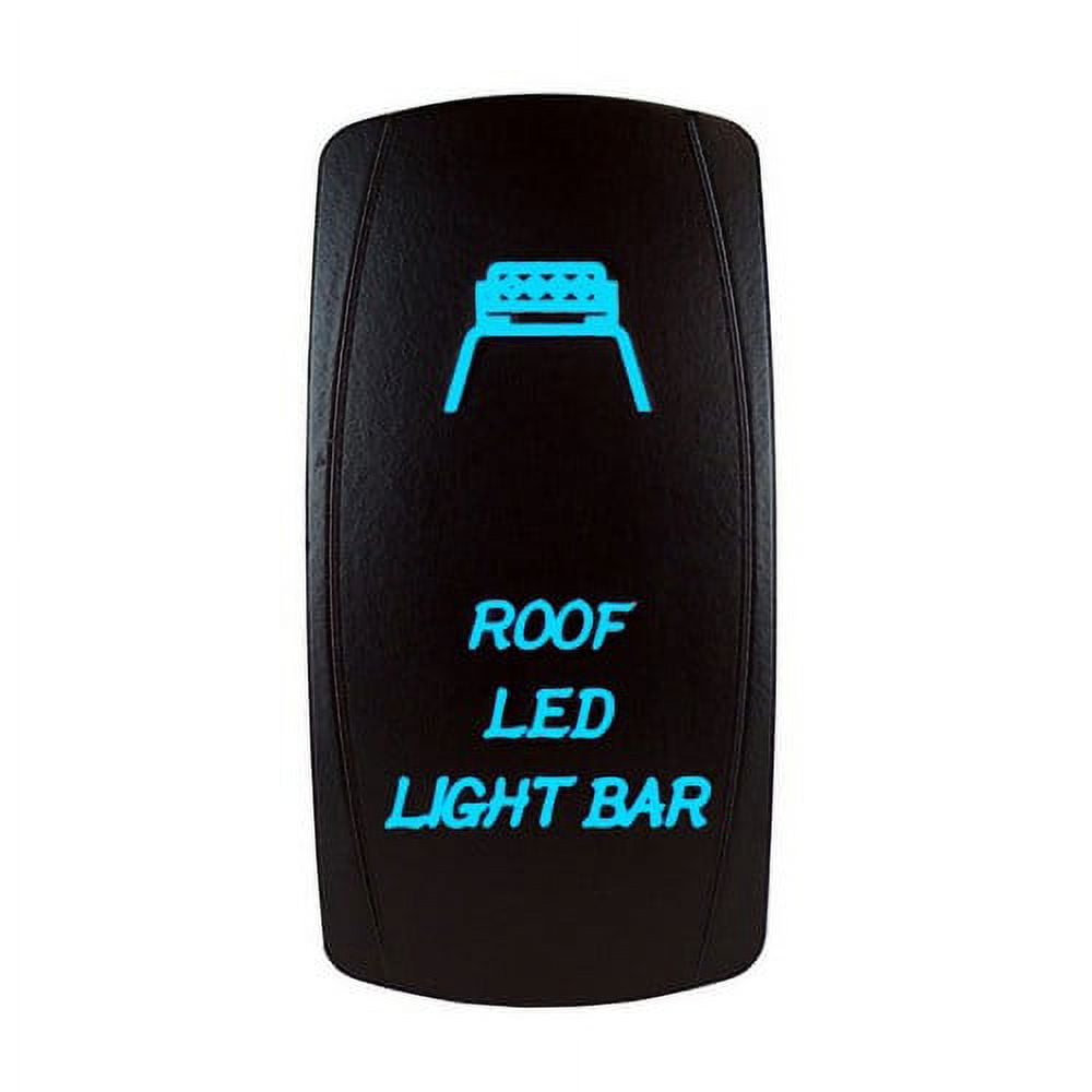 STV Motorsports Blue LED Laser Rocker Switch ROOF LED LIGHT BAR ...