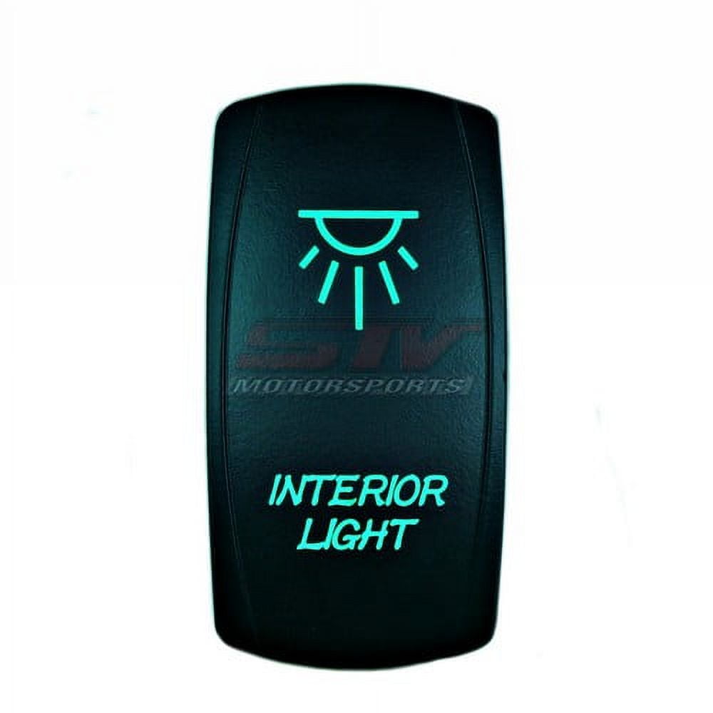 STV Motorsports Green LED Laser Rocker Switch INTERIOR LIGHTS - Walmart.com