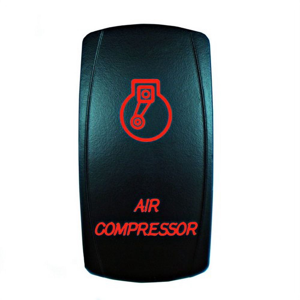 STV Motorsports Red LED Laser Rocker Switch AIR COMPRESSOR - Walmart.com