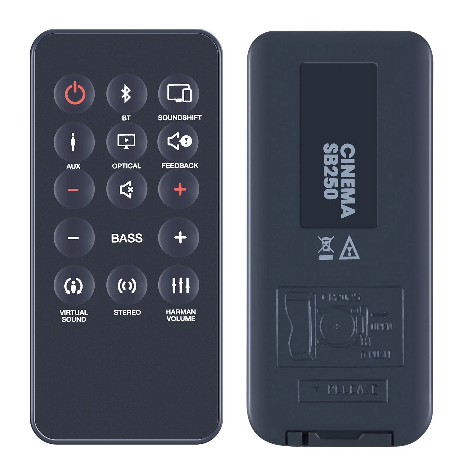 STV280 SB250 Remote Control for for JBL Cinema Soundbar System ...