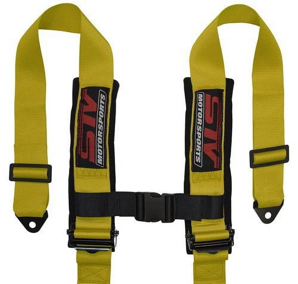 STVMotorsports Safety Harness (5 Point 2 H -Type, Yellow) - Walmart.com