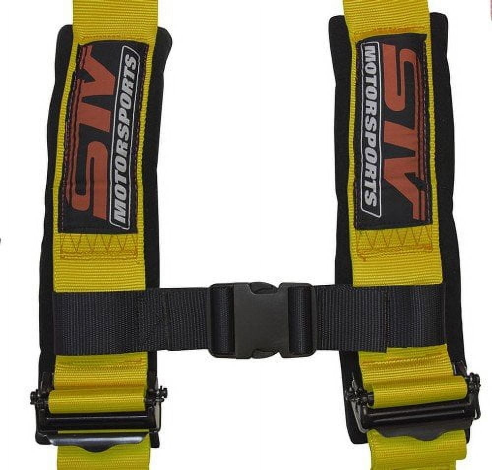 STVMotorsports Safety Harness (5 Point 2 H -Type, Yellow) - Walmart.com