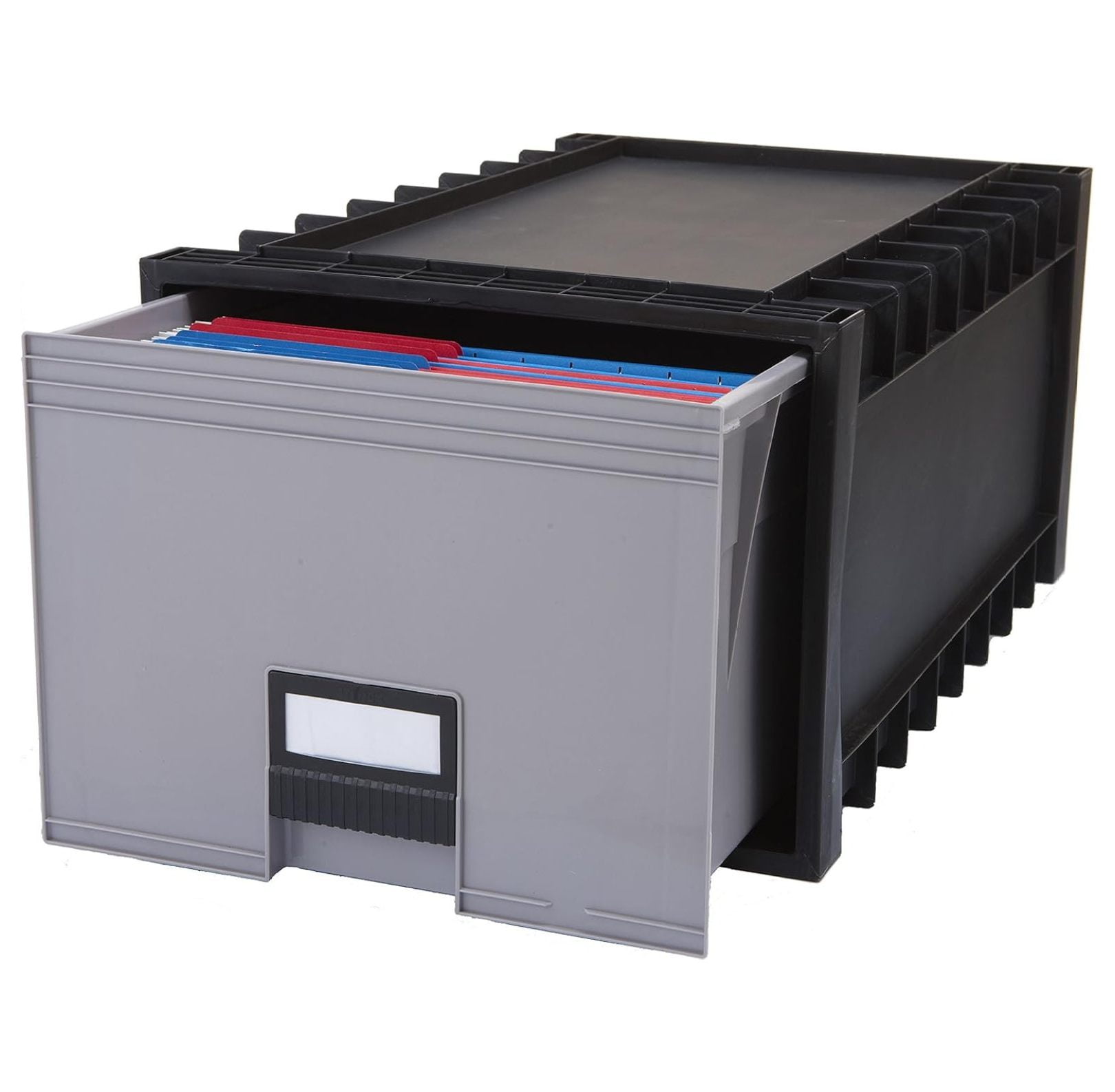 , STX61106U01C, Archive Files Storage Box, 1 / Each, Black,Gray 24 Inch ...