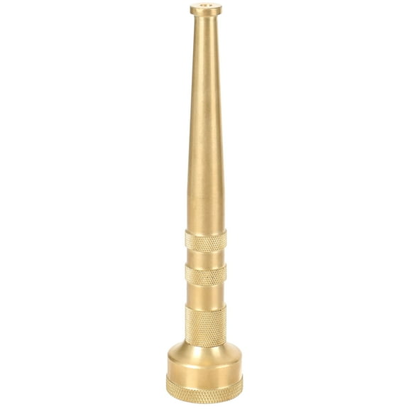 1 Pattern Garden Water Hose Spray Solid Brass Twist Nozzle W Rubber ...