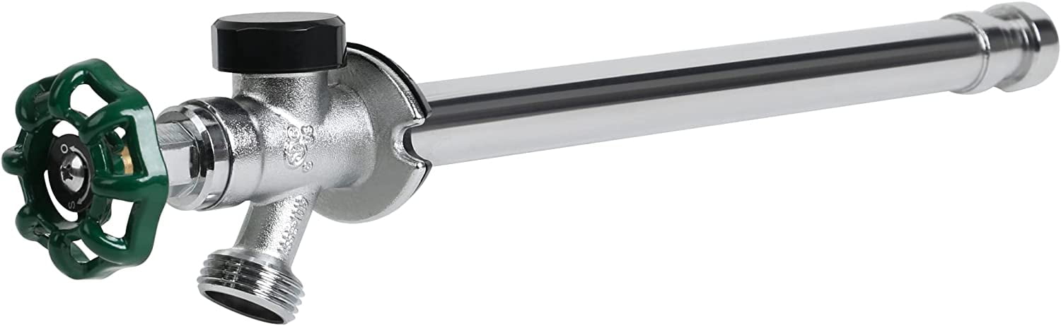 STYDDI Anti-Siphon 8-Inch Frost Free Wall Hydrant with Backflow ...