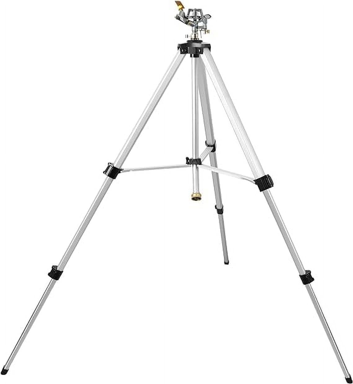 Free Shipping! STYDDI Heavy Duty Tripod Sprinkler, Metal Impact Sprayer ...