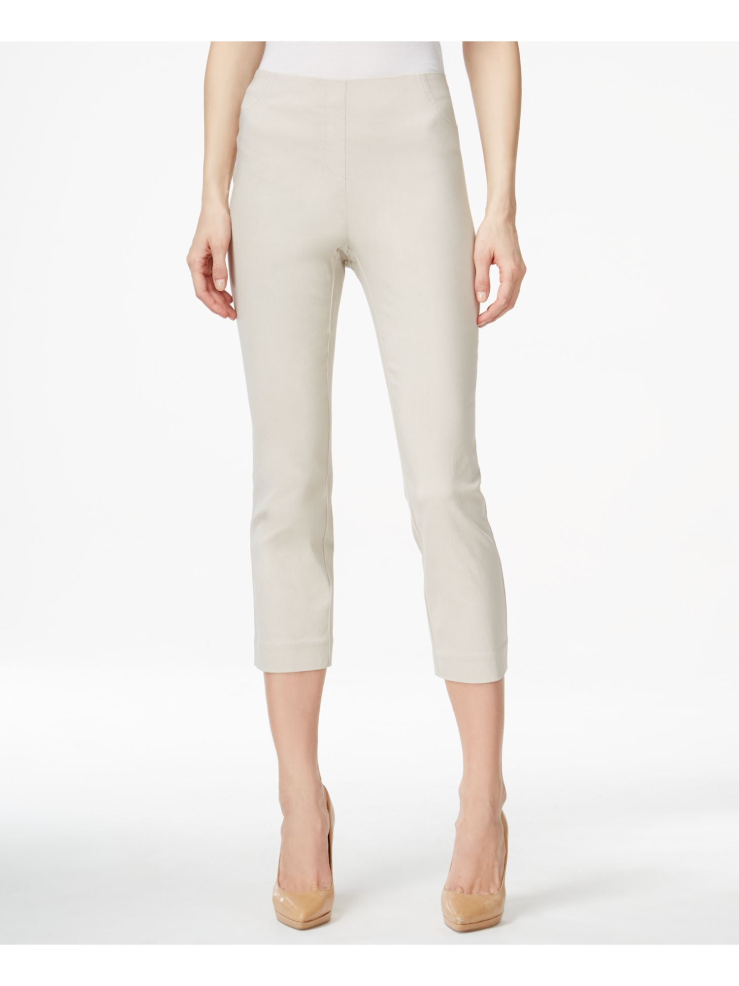 STYLE & COMPANY Womens Beige Capri Pants Size: XS - Walmart.com
