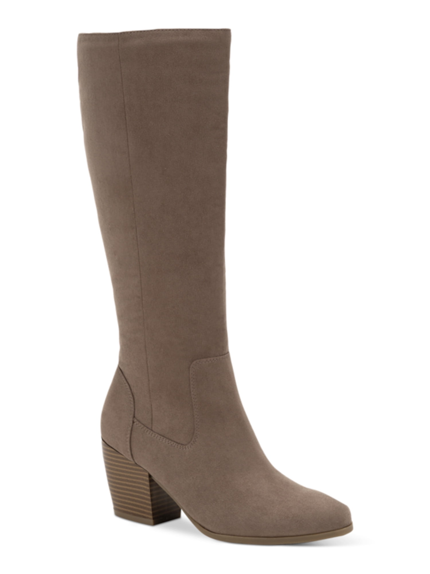 STYLE & COMPANY Womens Beige Cushioned Goring Warrda Round Toe Block ...