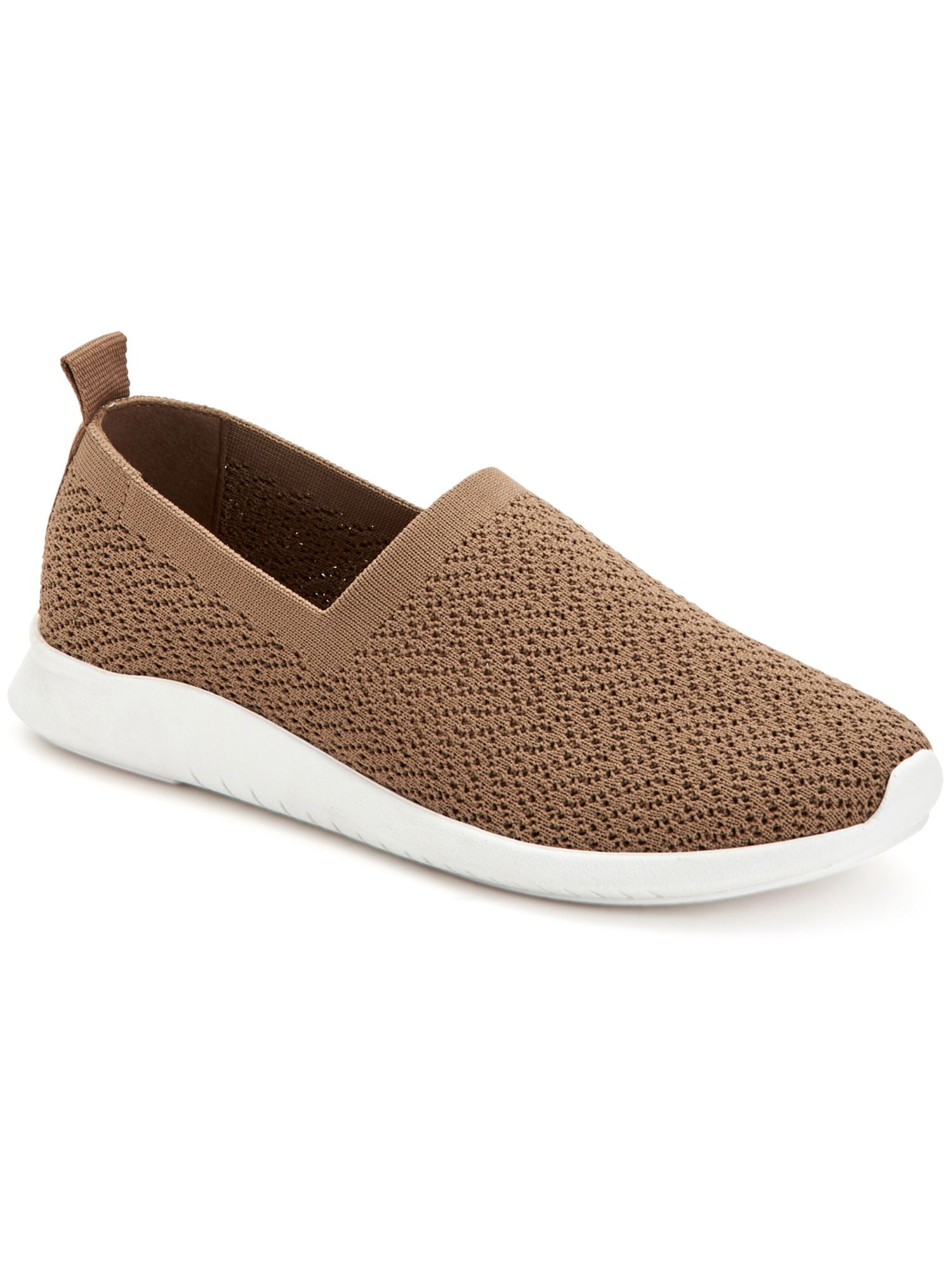 STYLE & COMPANY Womens Beige Knit Cushioned Masonn Round Toe Wedge Slip ...
