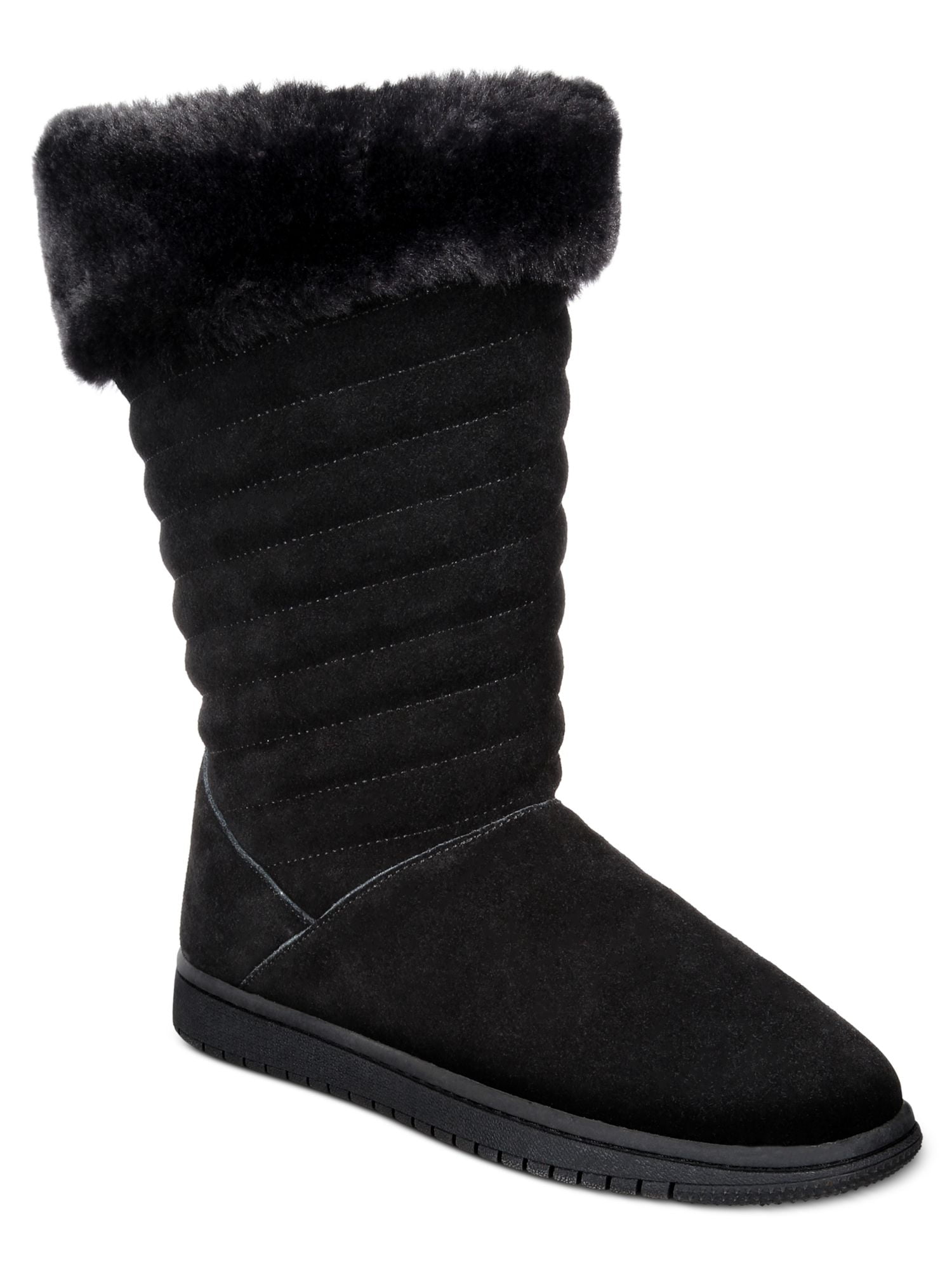 STYLE & COMPANY Womens Black Slip Resistant Quilted Insulated Novaa ...