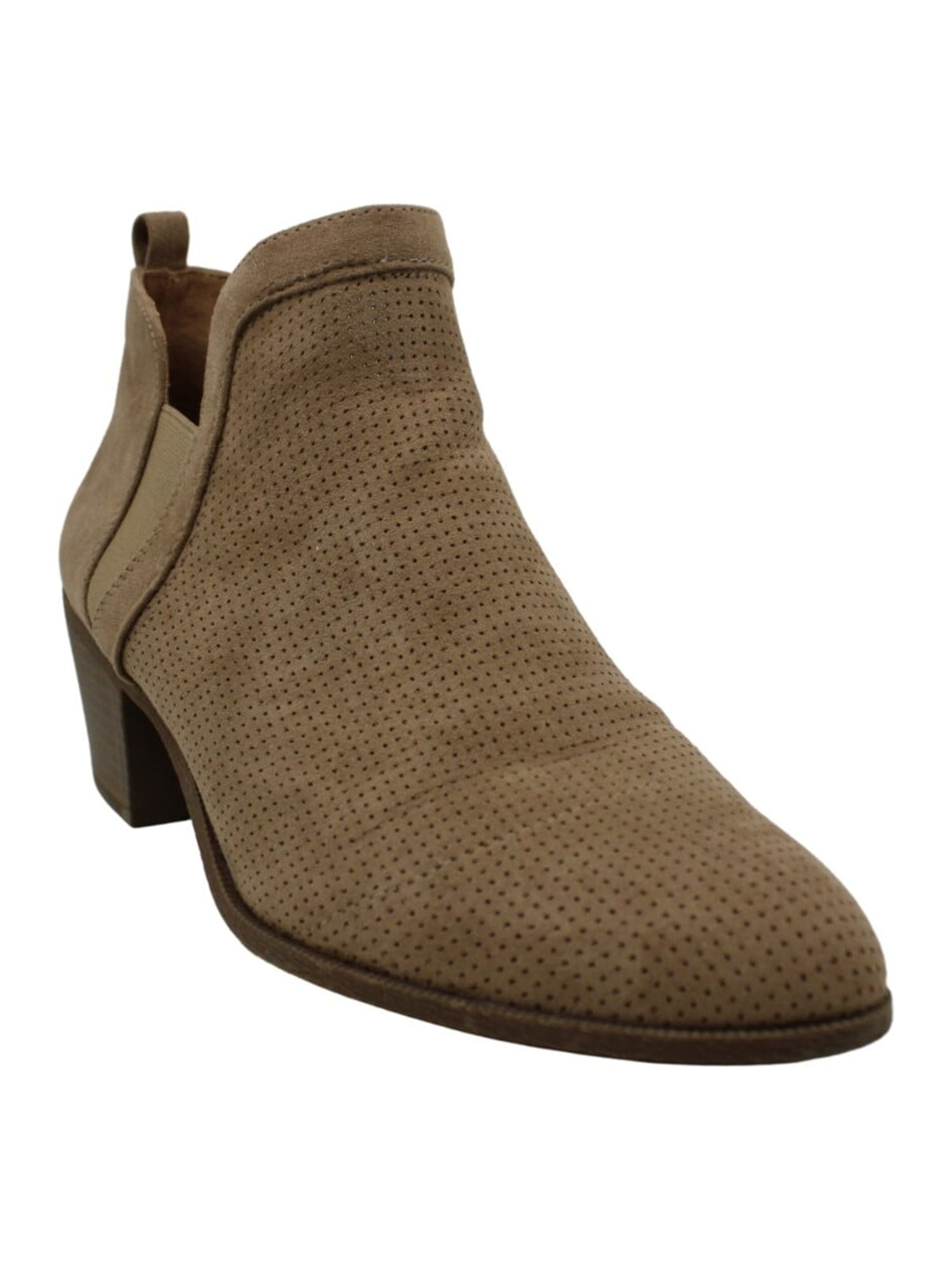 STYLE & COMPANY Womens Brown Stretch Gore Perforated Padded Myrrah ...