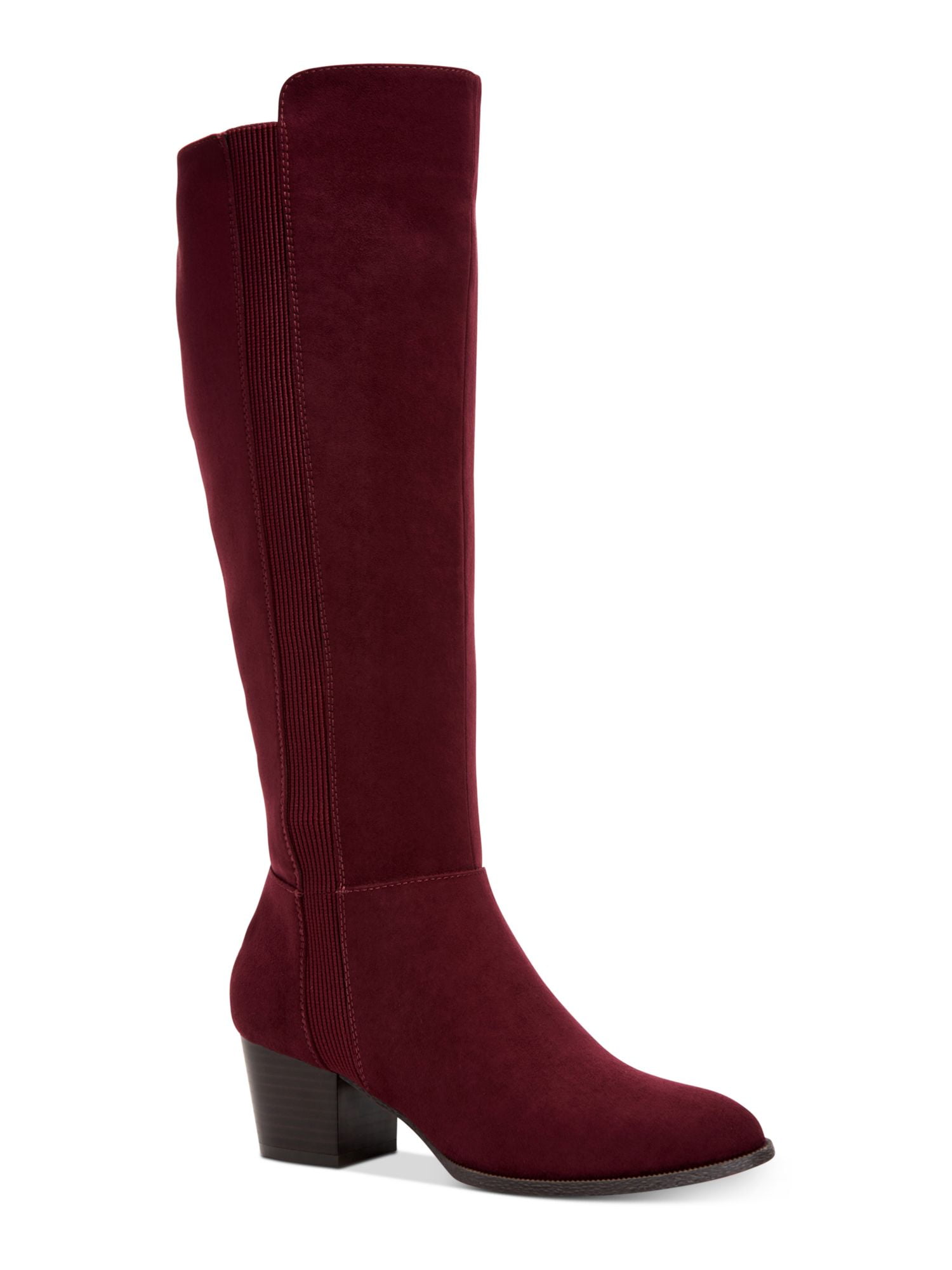 STYLE & COMPANY Womens Burgundy Comfort Stretch Myranda Almond Toe ...