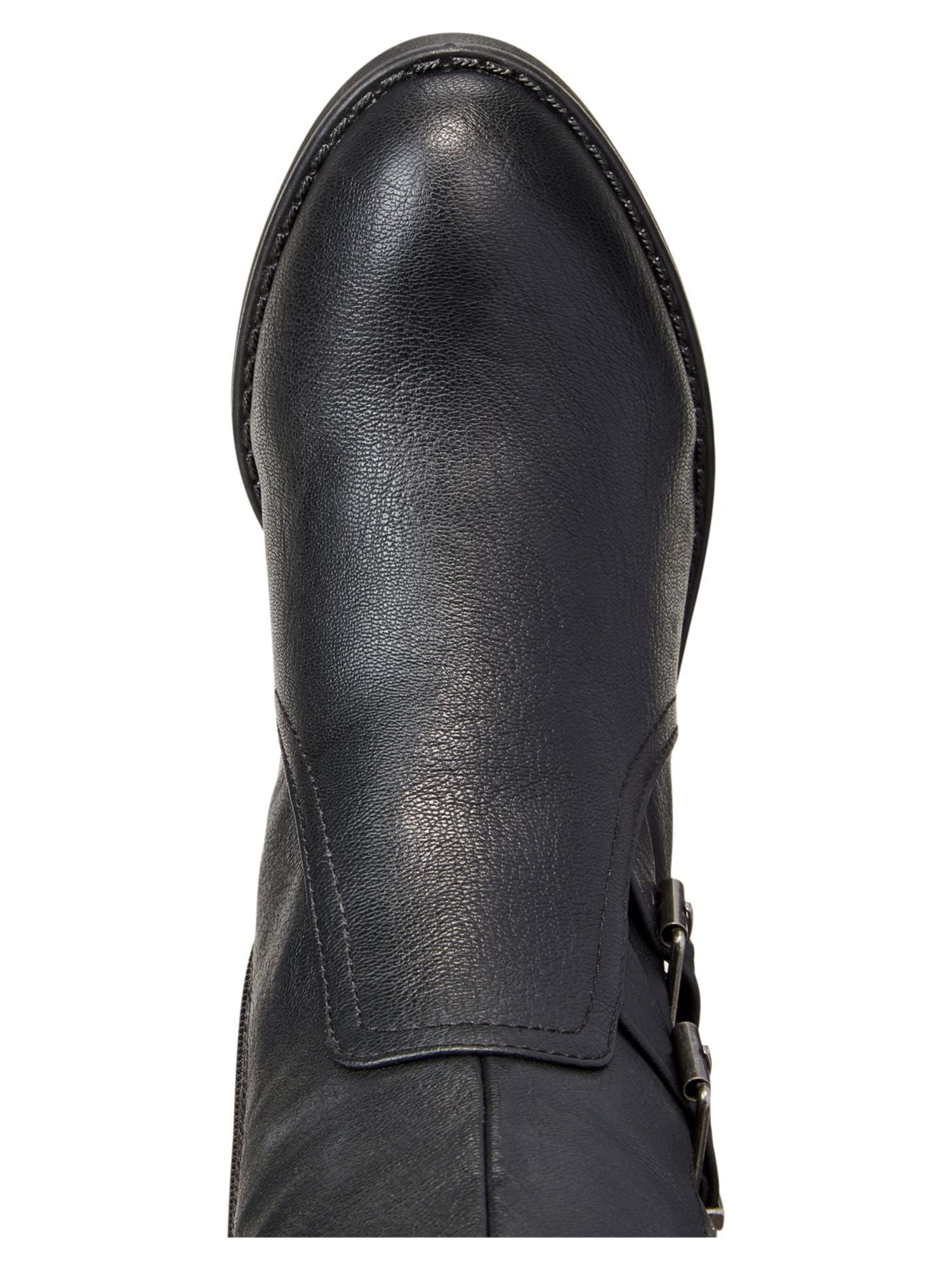 STYLE & COMPANY Womens Gray Double Strap Elastic Gore Buckle Accent ...