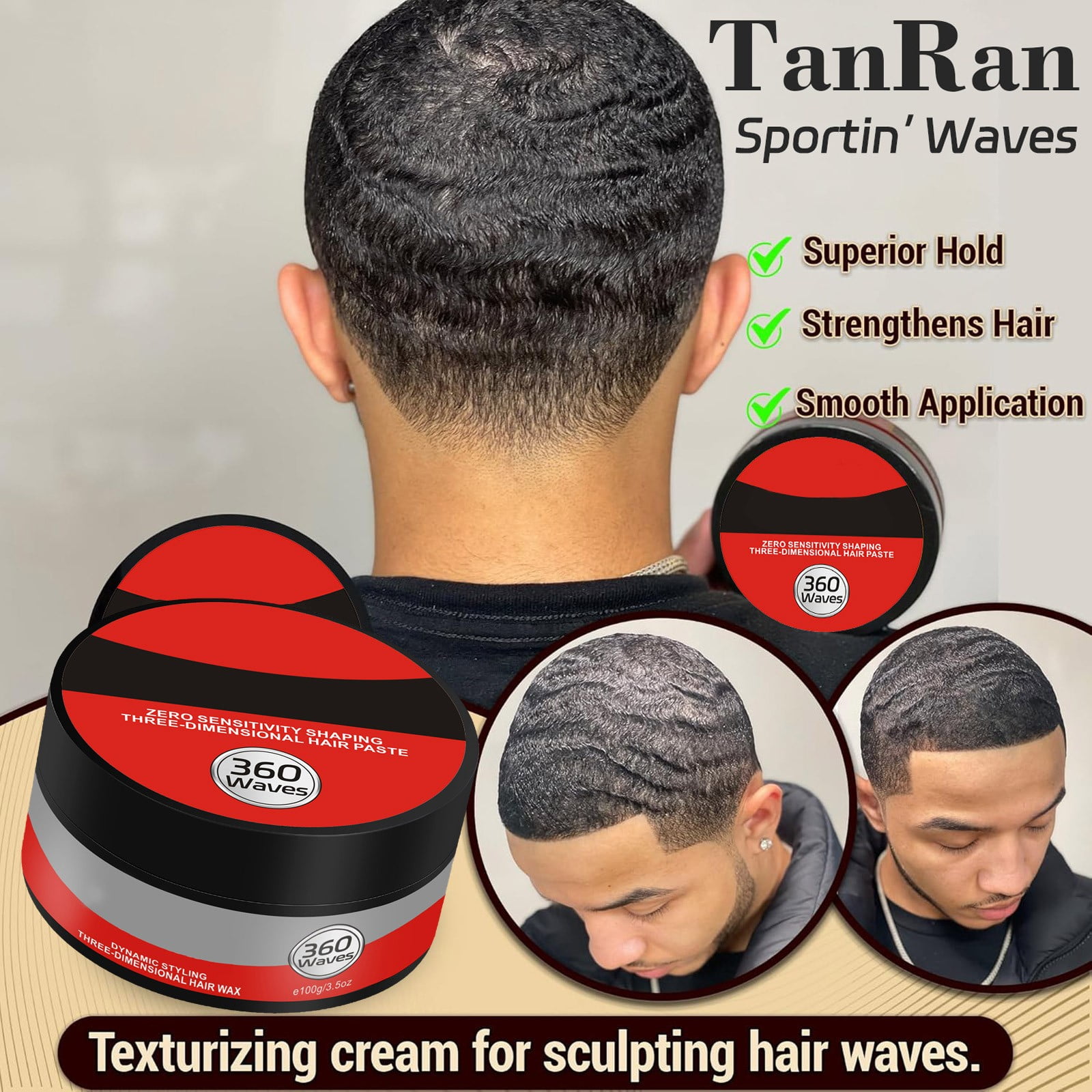 STYLE Dreadlock Styling Curling Wax Refreshing, Puffy, Light Flatness ...