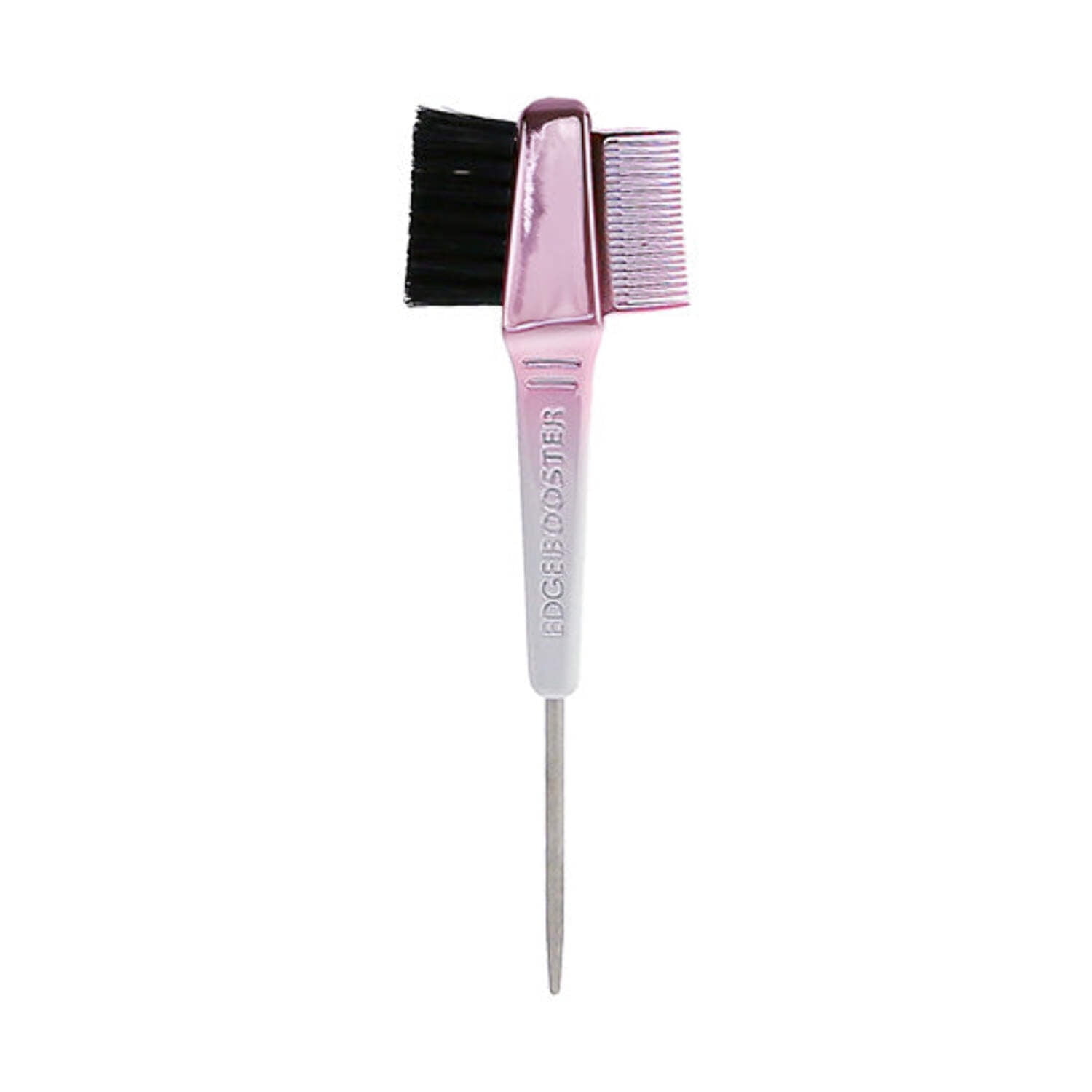 STYLE FACTOR - Edge Booster Hair Brush + Comb PINK/WHITE - Walmart.com