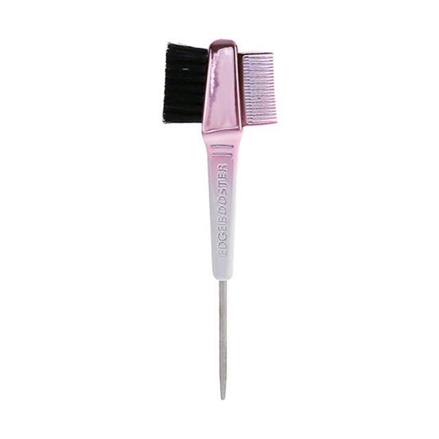 STYLE FACTOR - Edge Booster Hair Brush + Comb PINK/WHITE - Walmart.com