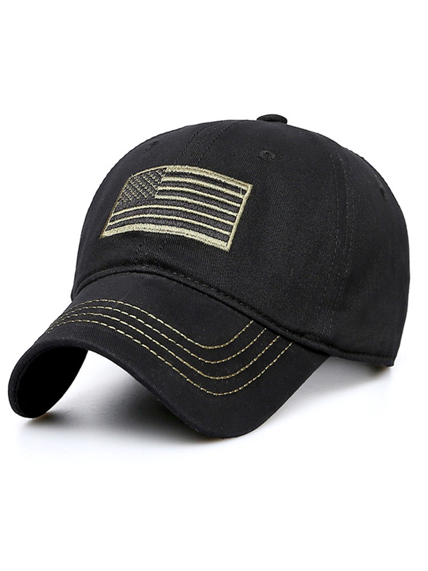 STYLE Men Camouflage American Flag Patch Embroidered Curved Baseball ...