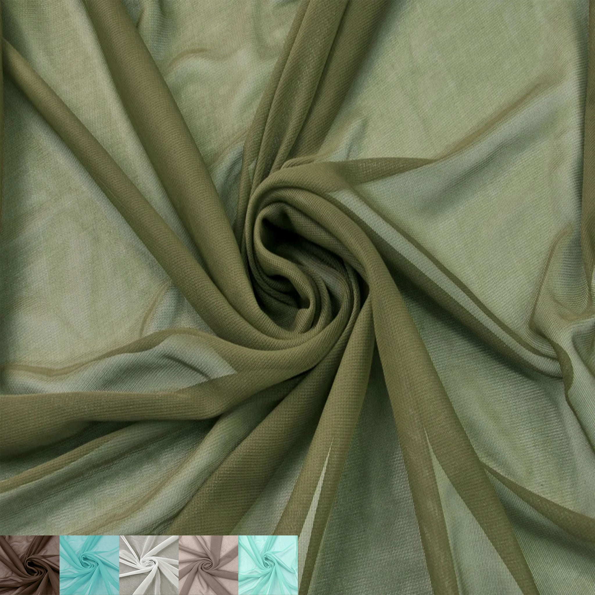 STYLISH FABRIC Chiffon Matte Jersey Stretch Chiffon Fabric by the Yard ...