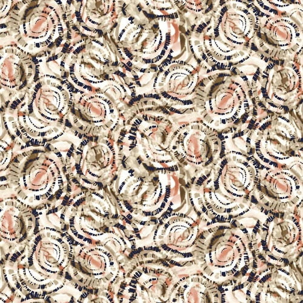 Ink Brown 60" Wide Rayon Spandex Printed Jersey Knit Fabric by The Yard ...