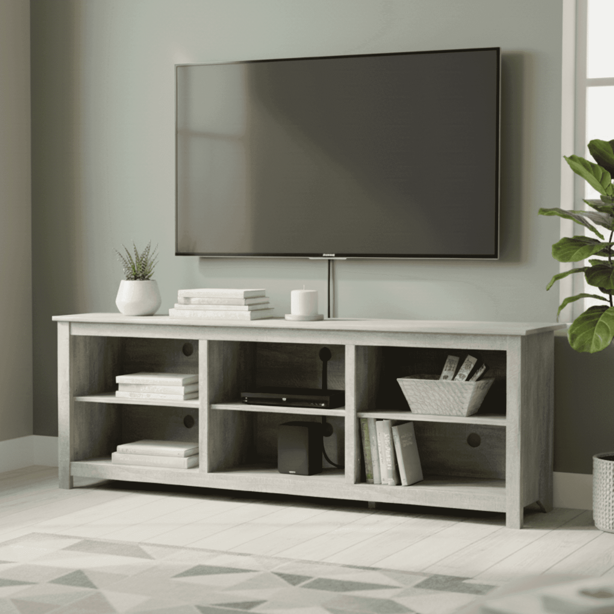 STYLIVIA Cairo (Bolderberg) Large TV Stand, Modern Storage & Display ...