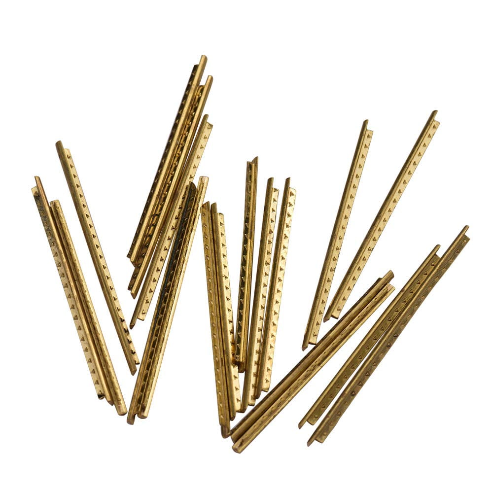 STYU Brass Fret Wire,19pcs 2.2MM Brass Guitar Fret Wire Fretwires for ...