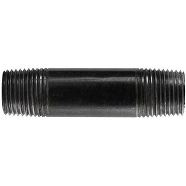 STZ Industries 1-1/4 in. MIP each X 1-1/4 in. D MIP Black Steel 8 in. L ...