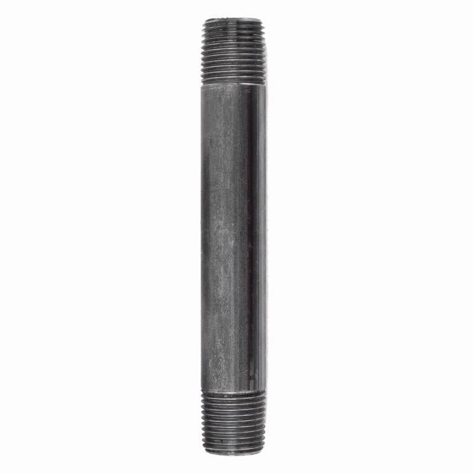 STZ Industries 1/4 in. MIP each X 1/4 in. D MIP Black Steel 5-1/2 in. L ...