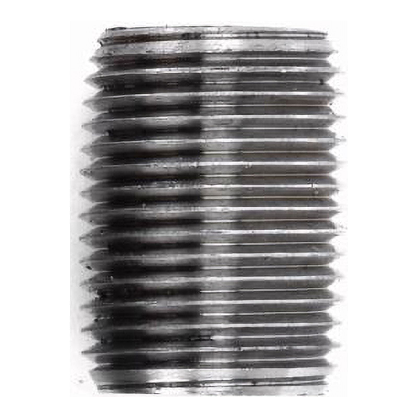 STZ Industries 3/8 in. MIP each X 3/8 in. D MIP Black Steel Close ...