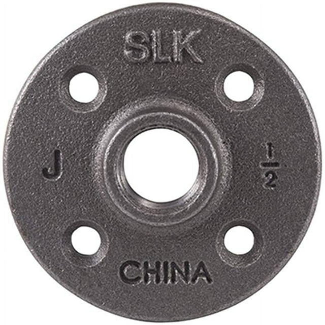 501447 Black Pipe Flange, 1/2 In., 2-Pk. - Quantity 18 - Walmart.com