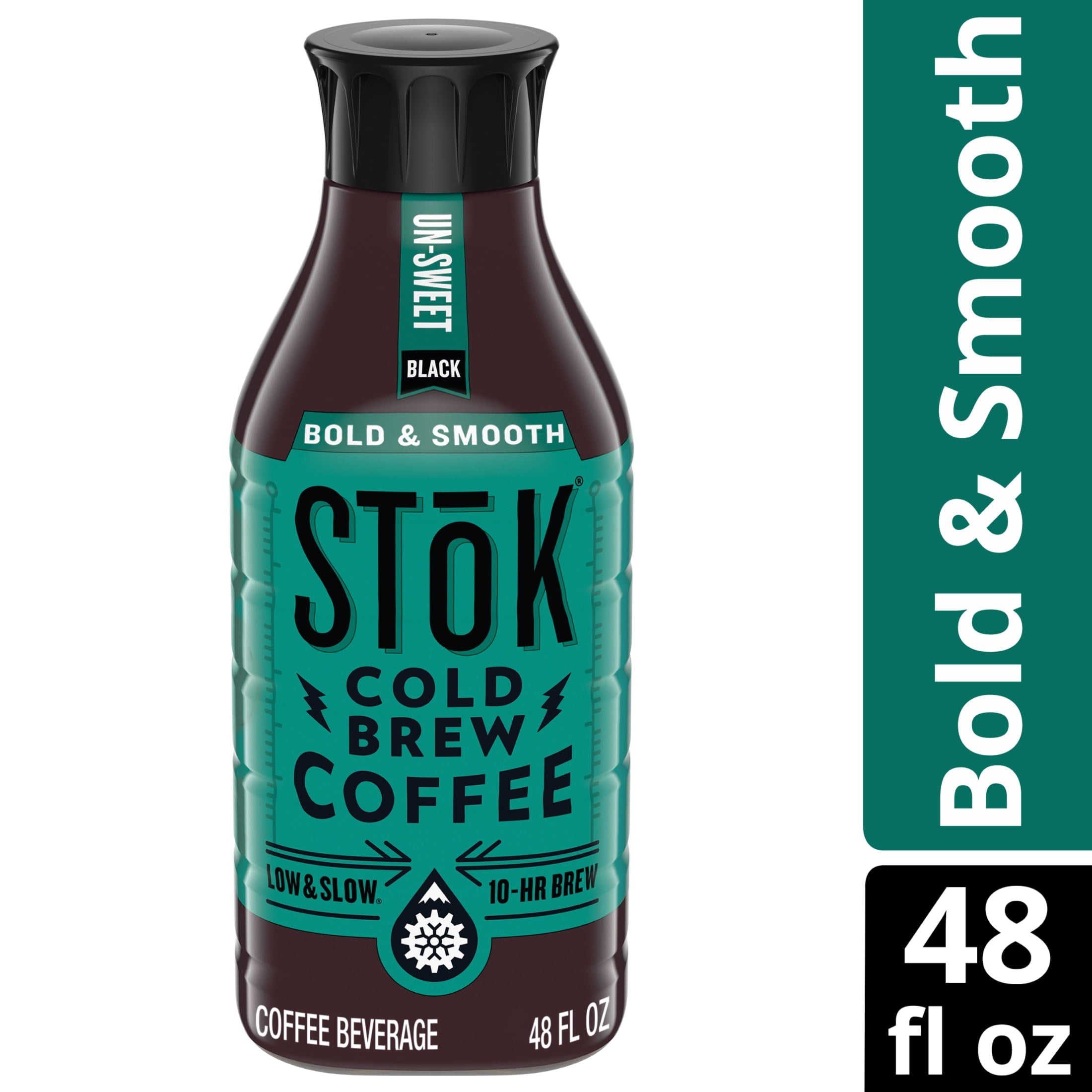 SToK Ready-Made Unsweetened Black Cold Brew Coffee, Medium Roast ...