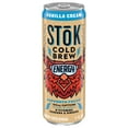 SToK Cold Brew Energy Vanilla Cream Energy Coffee Beverage, 11 fl oz ...