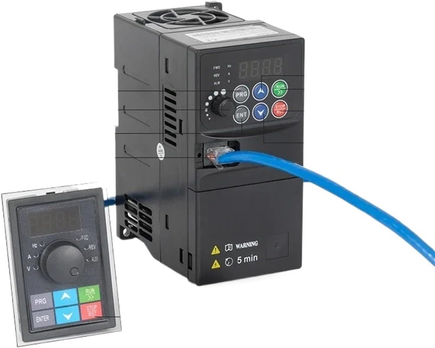 SU600 VFD 220V 1-3PH 380V 3-3PH 0.75/1.5/2.2/3.7/5.5KW Adjustable Speed ...