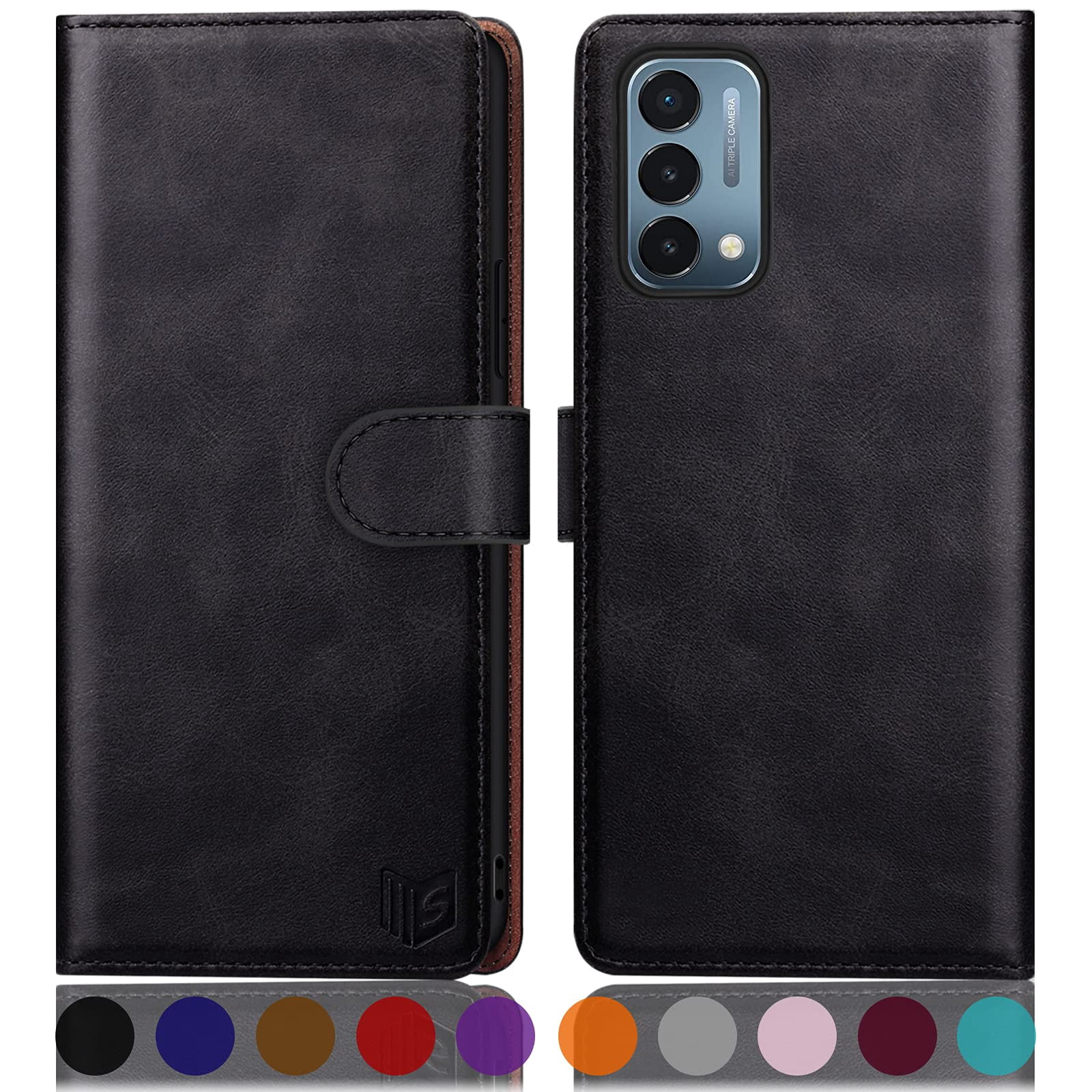 SUANPOT for Oneplus Nord N200 5G with RFID Blocking Leather Wallet case ...
