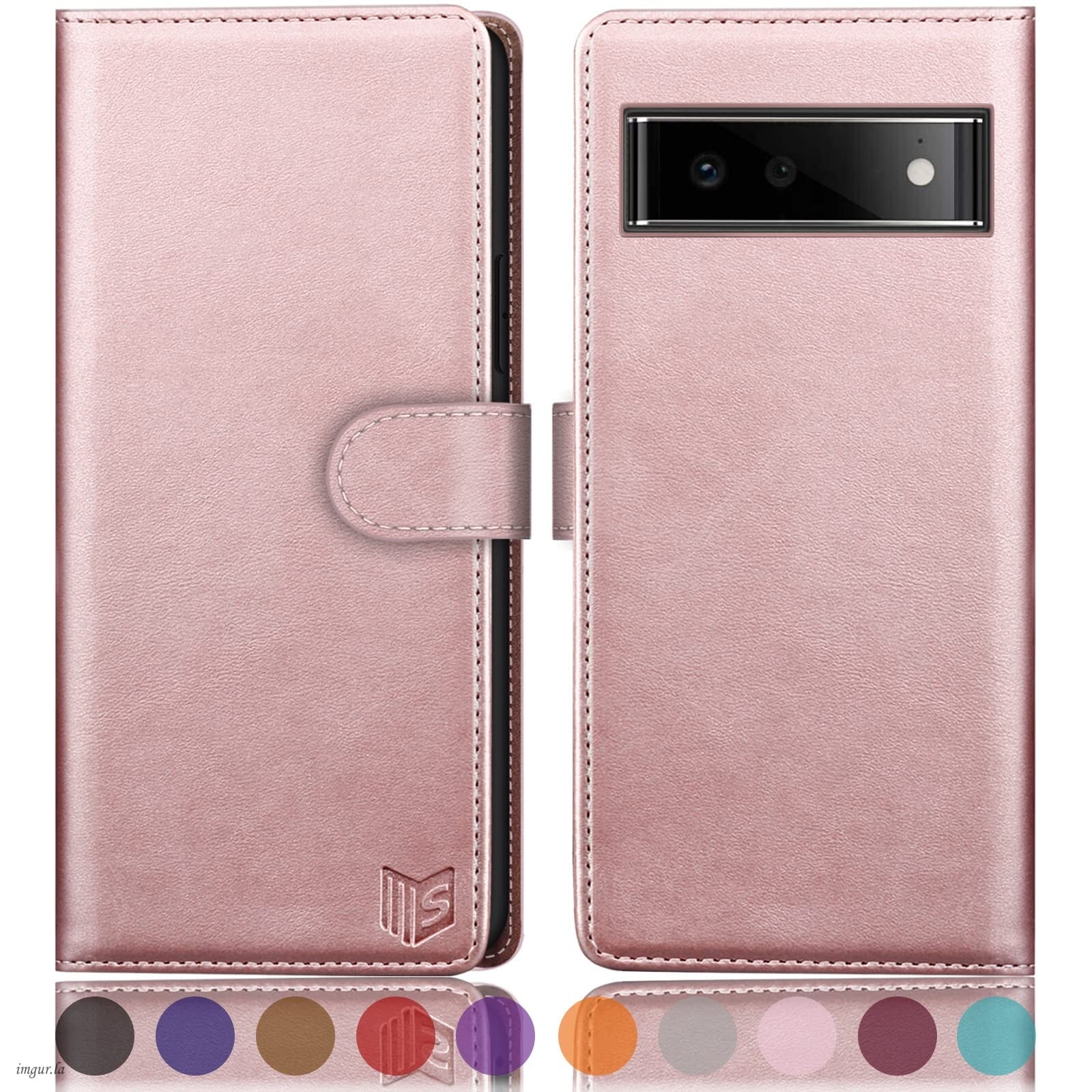 SUANPOT For Google Pixel 6 Pro Wallet Case with RFID Blocking Credit ...