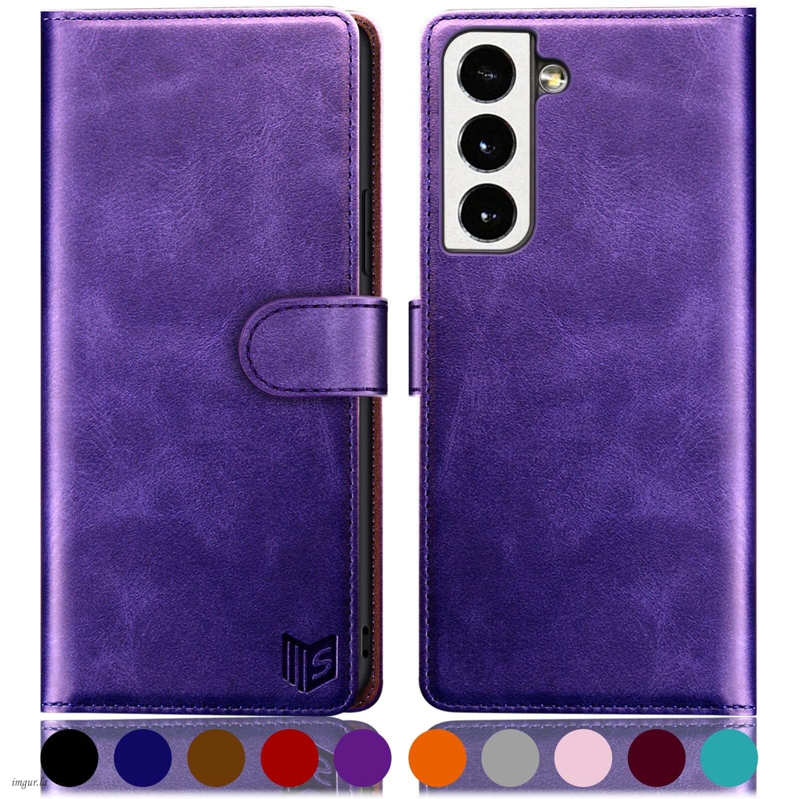 SUANPOT For Samsung Galaxy S22 Wallet Case with RFID Blocking Credit ...