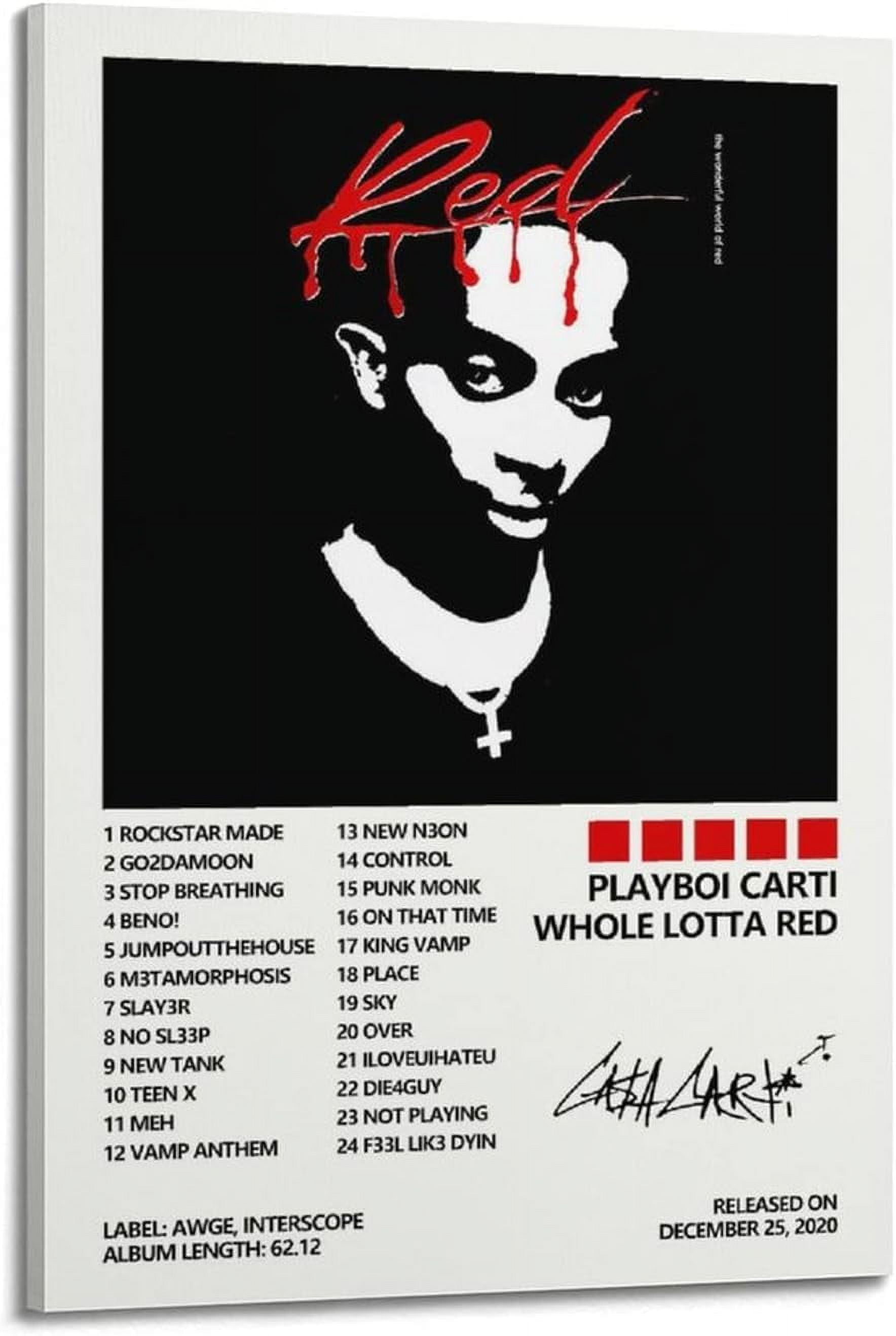 SUANYE Yeat Poster 2 Alive Album Cover Poster for Bedroom Canvas Art Poster and Wall Decor ...