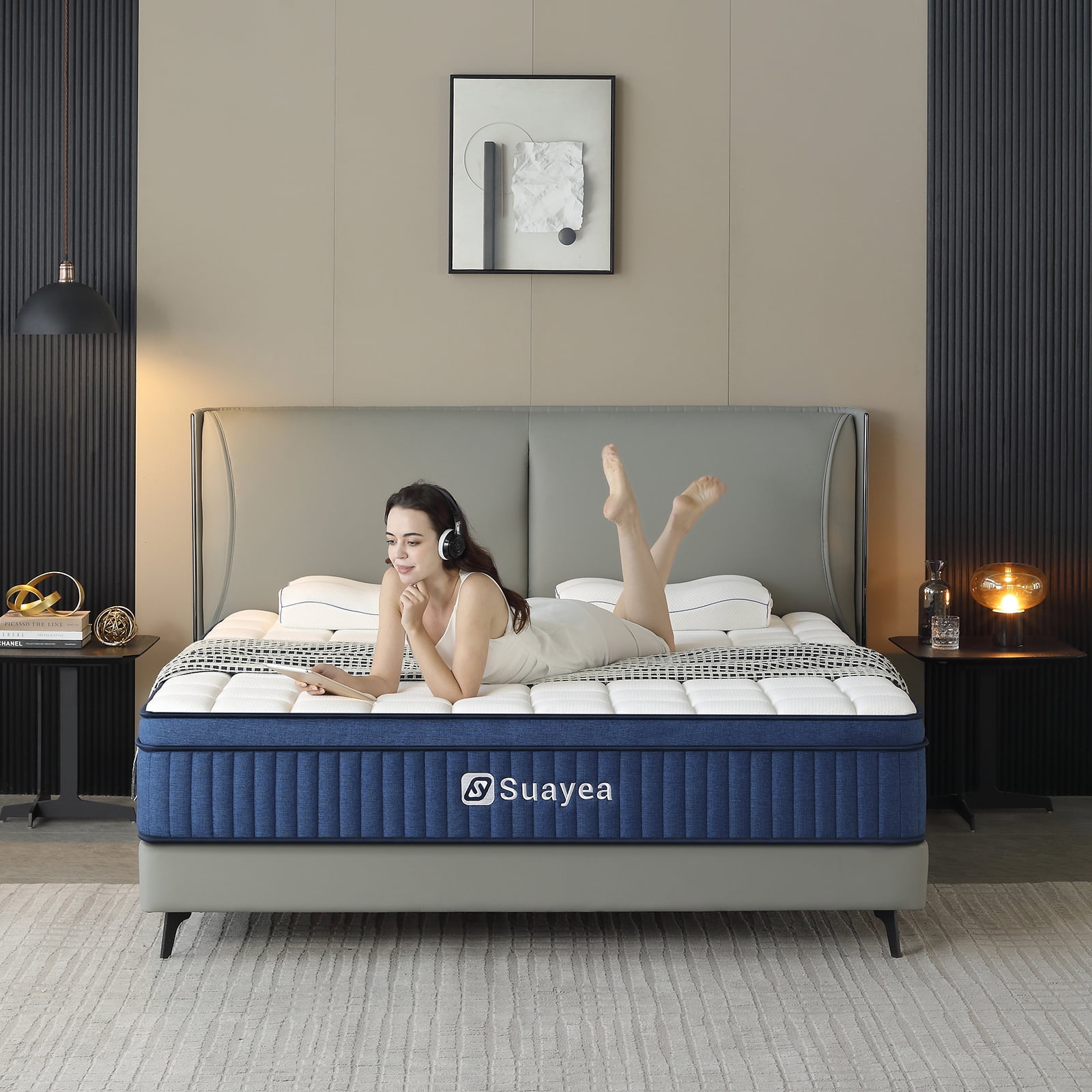 SUAYEA California King Mattress, Cal King Mattress in a Box, 12 Inch ...