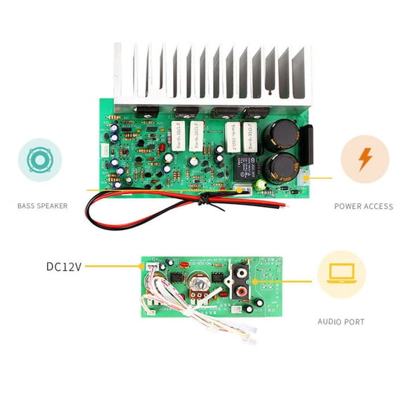 SUB-350W Subwoofer Power Amplifier Board Mono High Quality Power ...