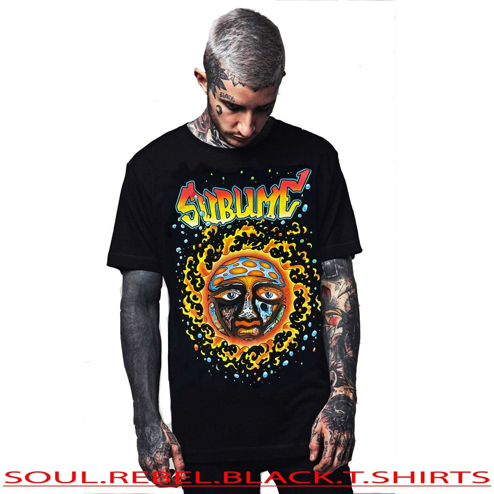 SUBLIME ROCK BAND LONG BEACH CA T SHIRTS MEN'S SIZES - Walmart.com