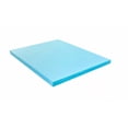 SUBRTEX MEDIUM 3 IN. TWIN GEL MEMORY FOAM MATTRESS TOPPER - BLUE ...