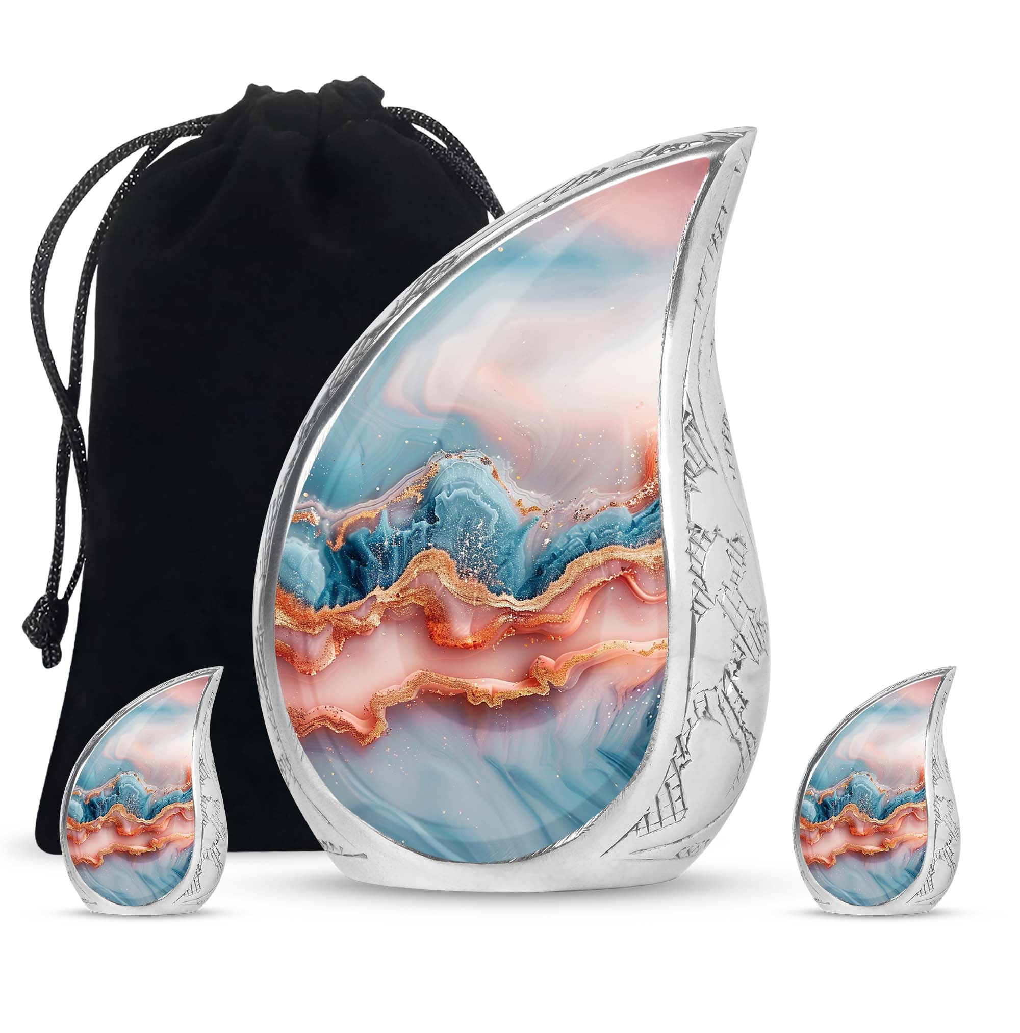 SUBSH Abstract Cremation Urns Small - Urn For Mom Ashes - Urns For ...