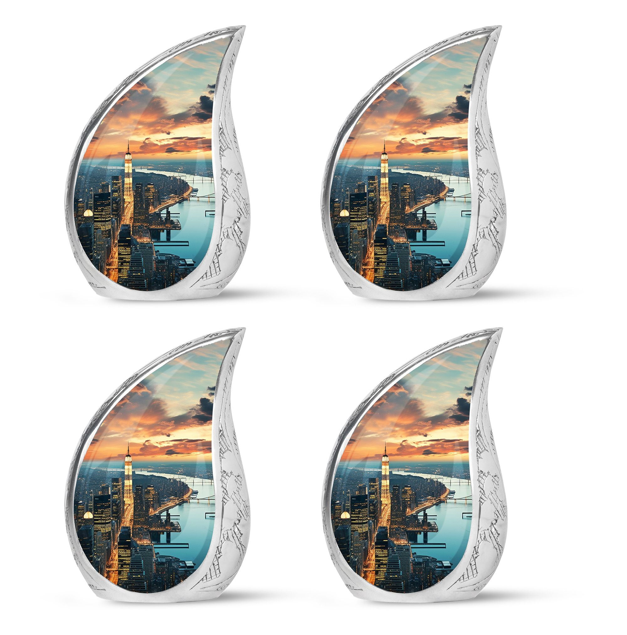 SUBSH An Electric New York Skyline At Dusk - Urn For Ashes Adult Male ...