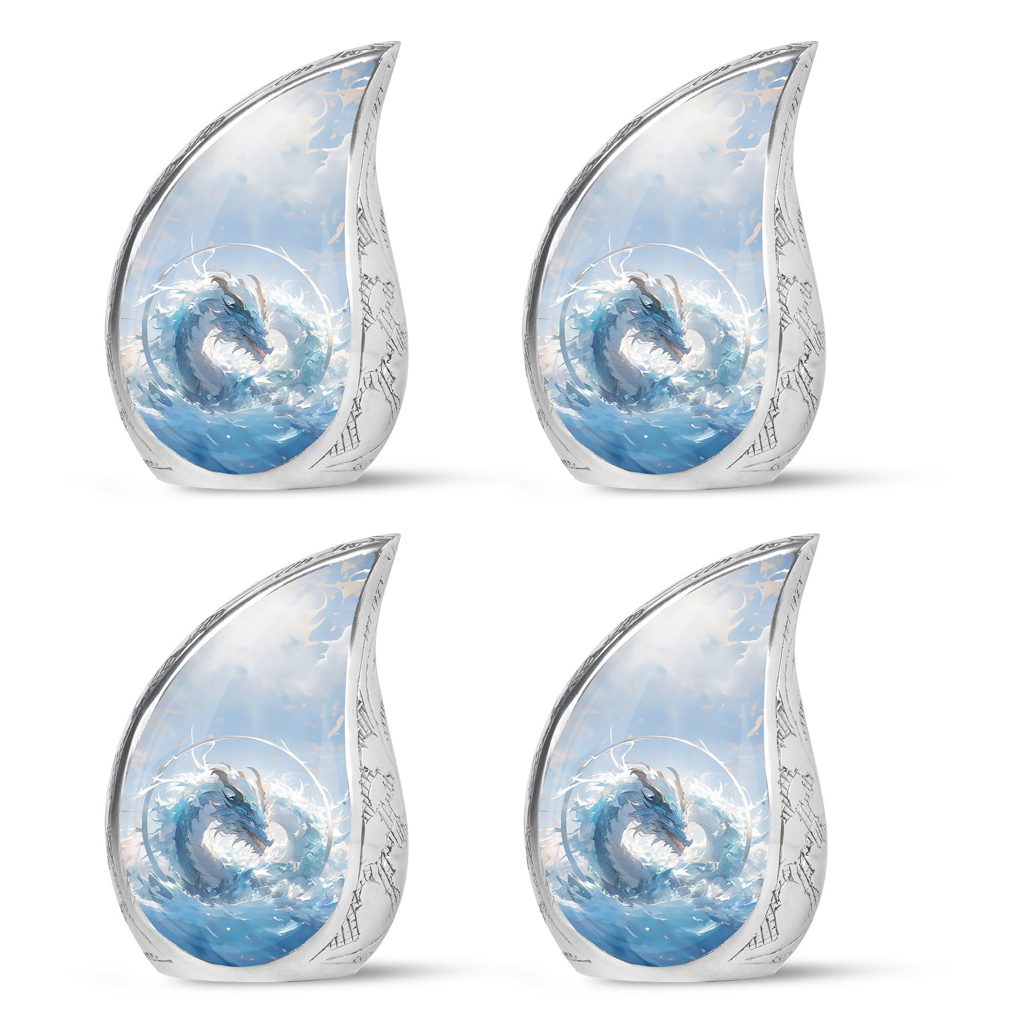 SUBSH Aqua Fury The Water Dragon Dance - Small Keepsake Urns For Human ...