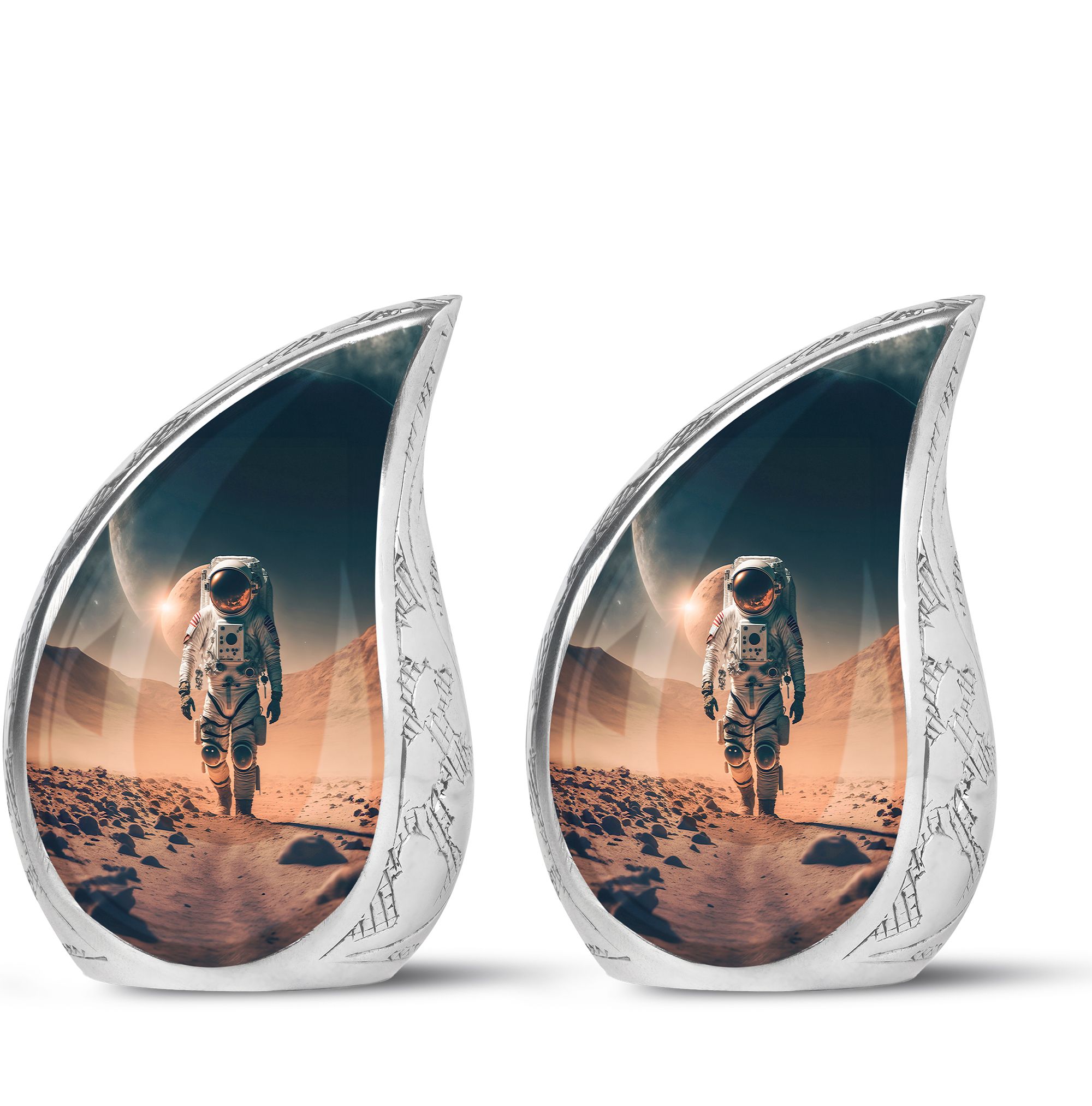 SUBSH Astronaut Exploring Planet - Urns Human Ashes - Urns For Burial ...