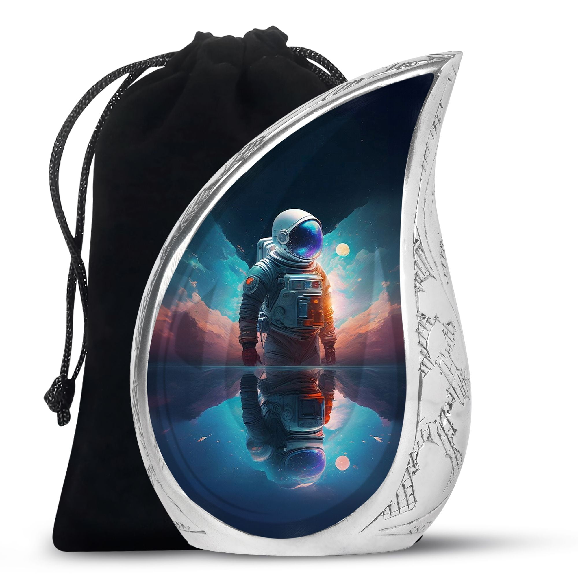 SUBSH Astronaut Space Planet - Urns For Human Ashes - Adult Burial Urns ...