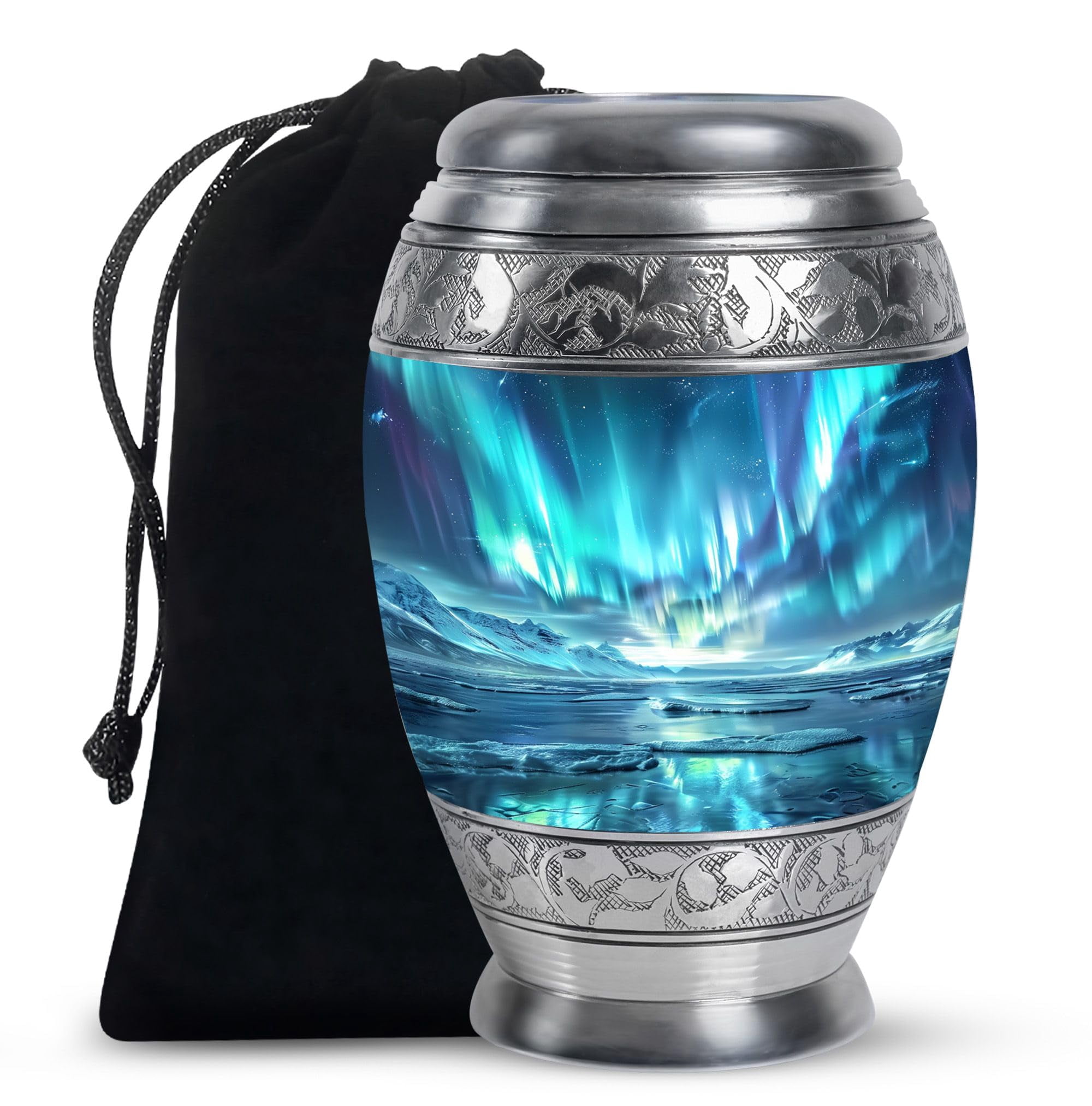 SUBSH Aurora Borealis Northern Lights Cremation Urns - Urns for Human ...