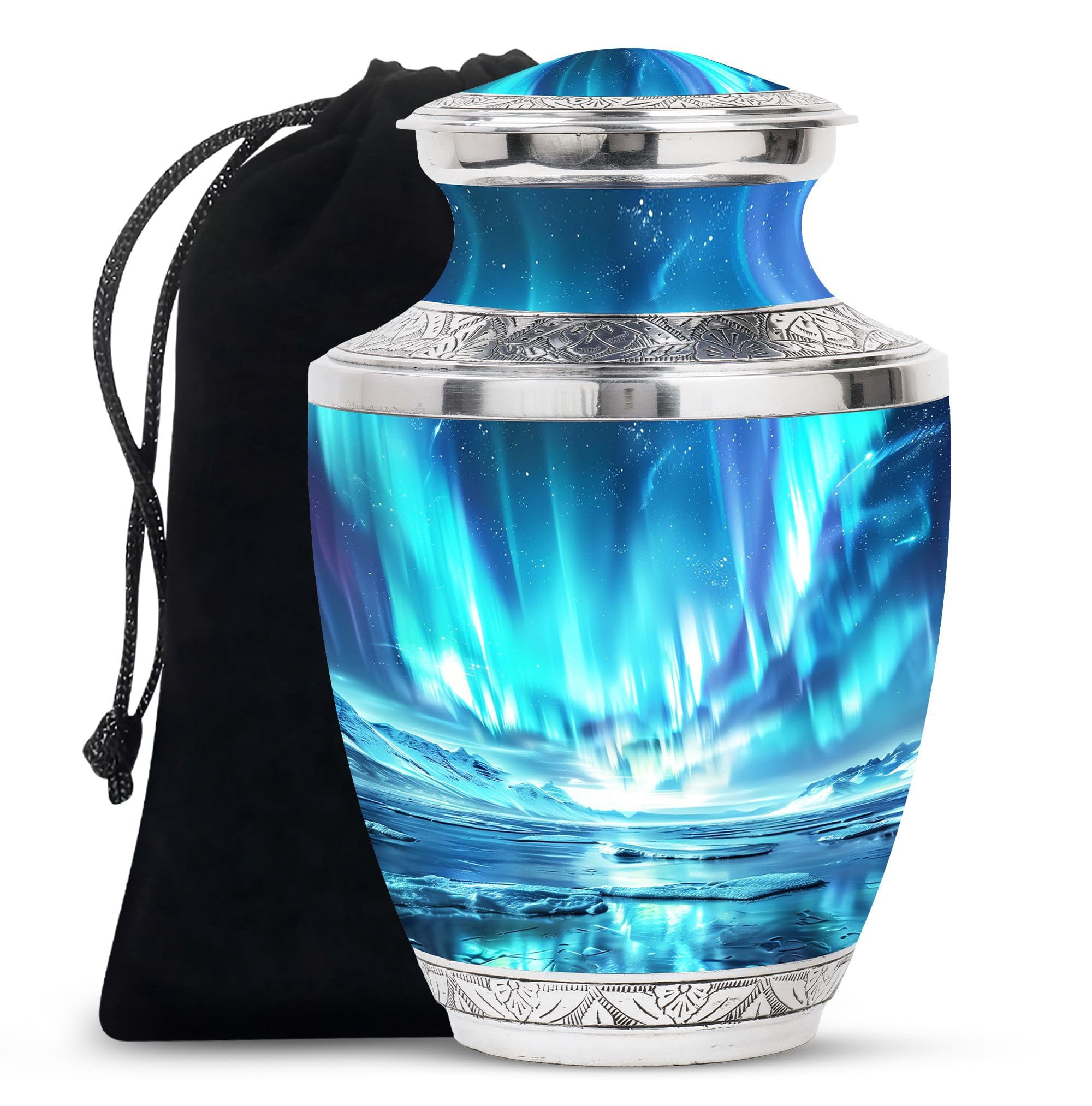 SUBSH Aurora Borealis Northern Lights Cremation Urns - Urns for Human ...